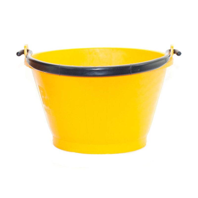 PVC Bucket H/D (Yellow / Black) – Sahara Building Materials LLC